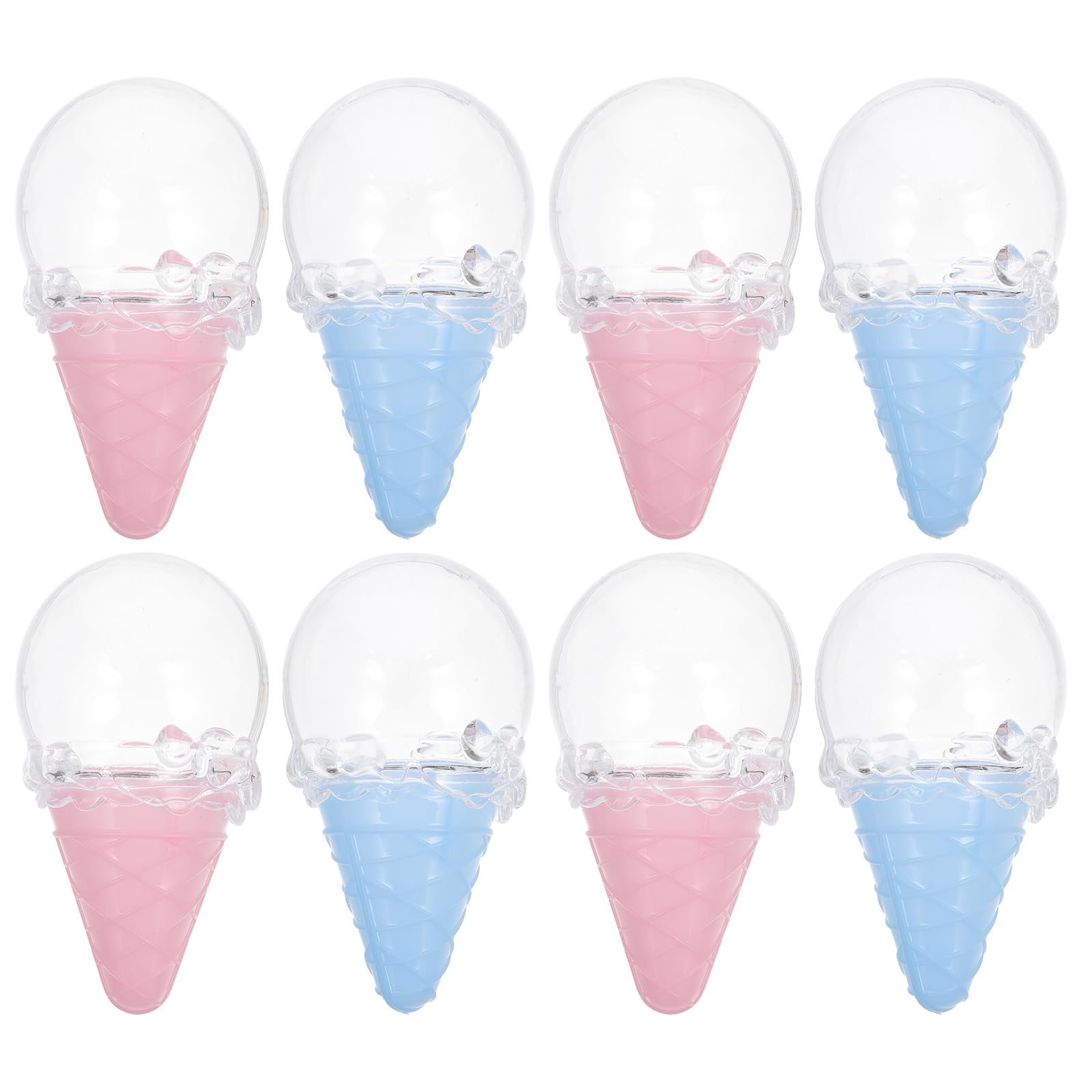 Amazon.com: Lurrose 8pcs Packing Box Ice Cream Shape Jar Plastic Candy ...