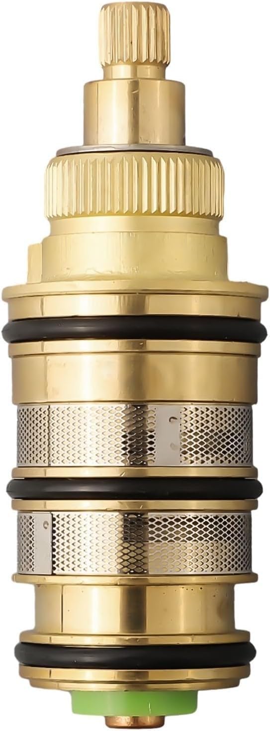 leteyasty Thermostatic Valve Cartridge, Brass Replacement Shower ...