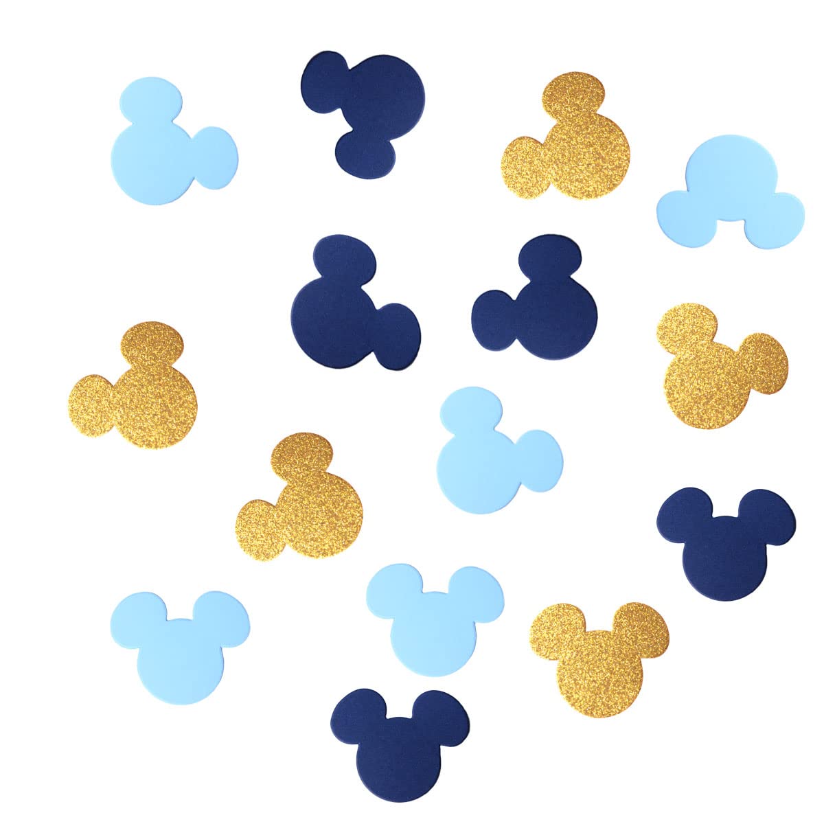 Mickey Mouse Head Outline Blue