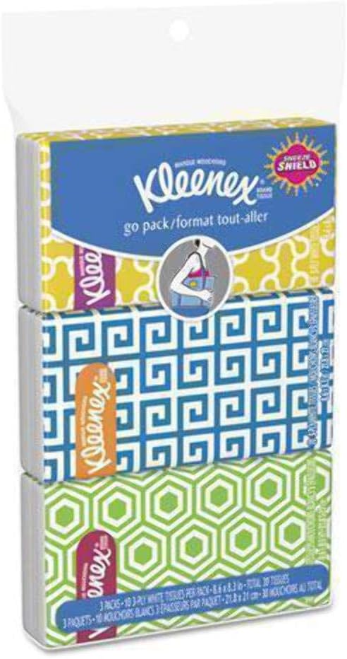 Amazon.com: Kleenex® 3-Ply Pocket Packs Facial Tissues (16 packs of 10 ...