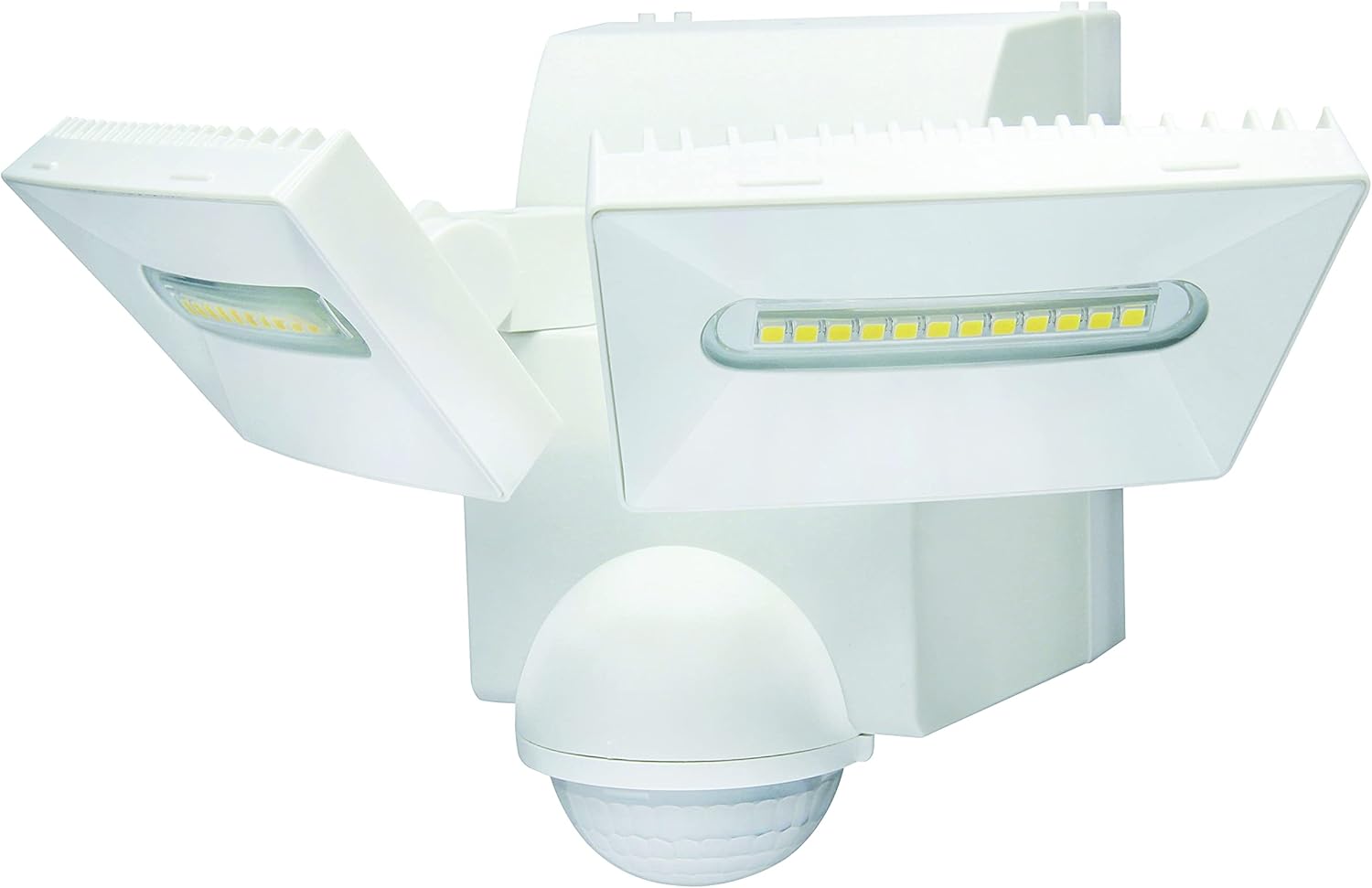 White IQ Twinspot PIR Battery Operated Security Light - Outdoor ...