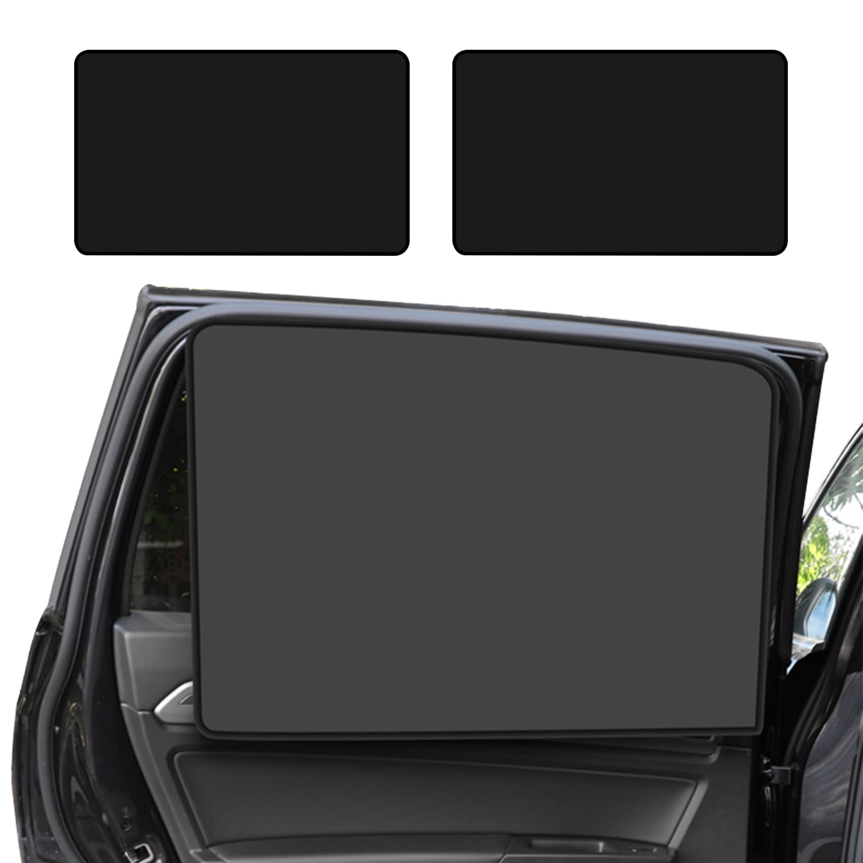 Amazon.com: HEVLE 2PCS Car Window Shades, Back Seat Window Sunshades ...
