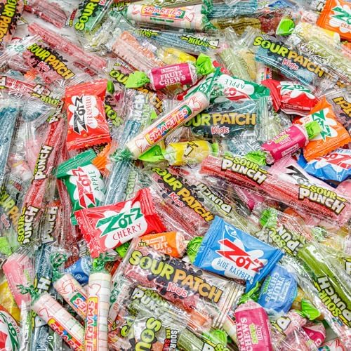 Amazon.com : RETRO CANDY YUM Super Sour Candy Variety Pack - Assorted ...