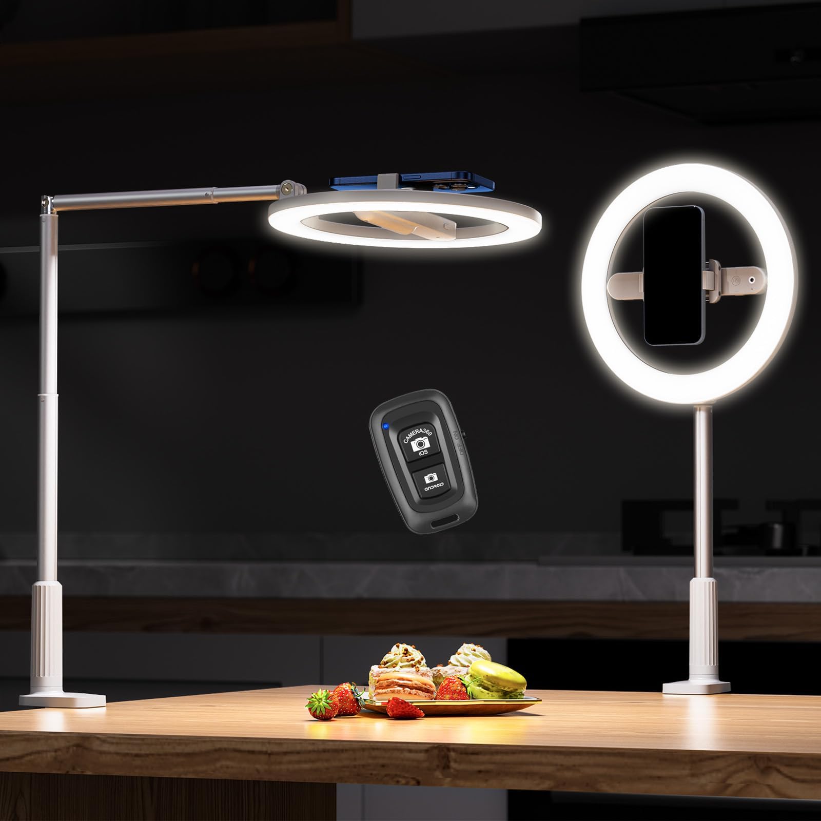 Amazon.com : Desk Ring Light for Video Conference - Evershop 10 ...