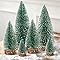 Amazon.com: 9Pcs Mini Christmas Trees Christmas Decor Artificial ...