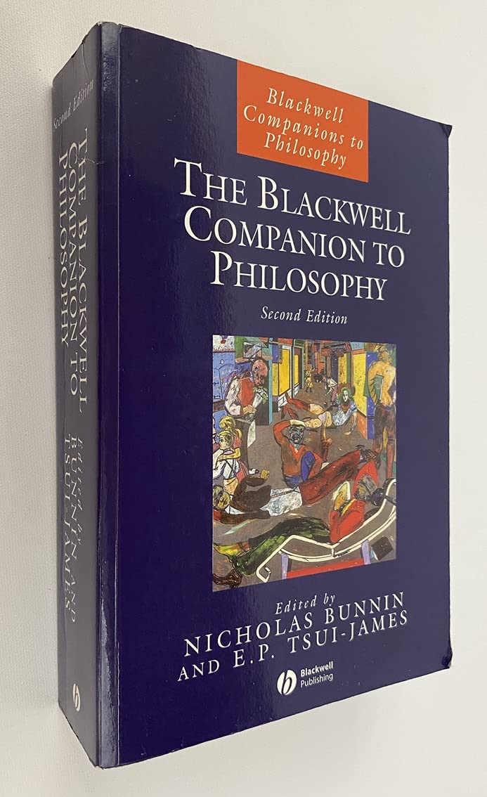 Amazon.com: The Blackwell Companion to Philosophy: 9780631219088 ...