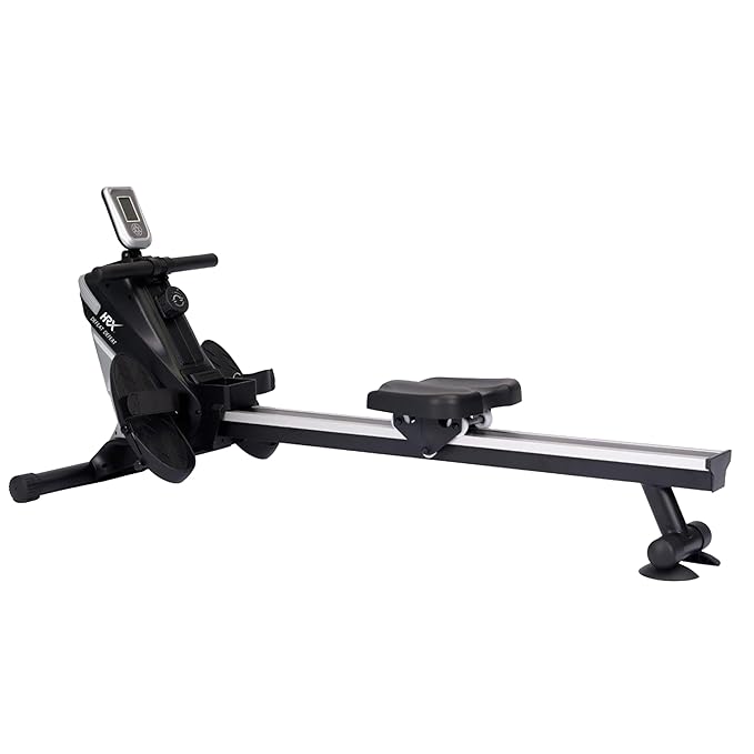 HRX Ignite RM500 Magnetic Rowing Machine | 8 level Resistance Control ...