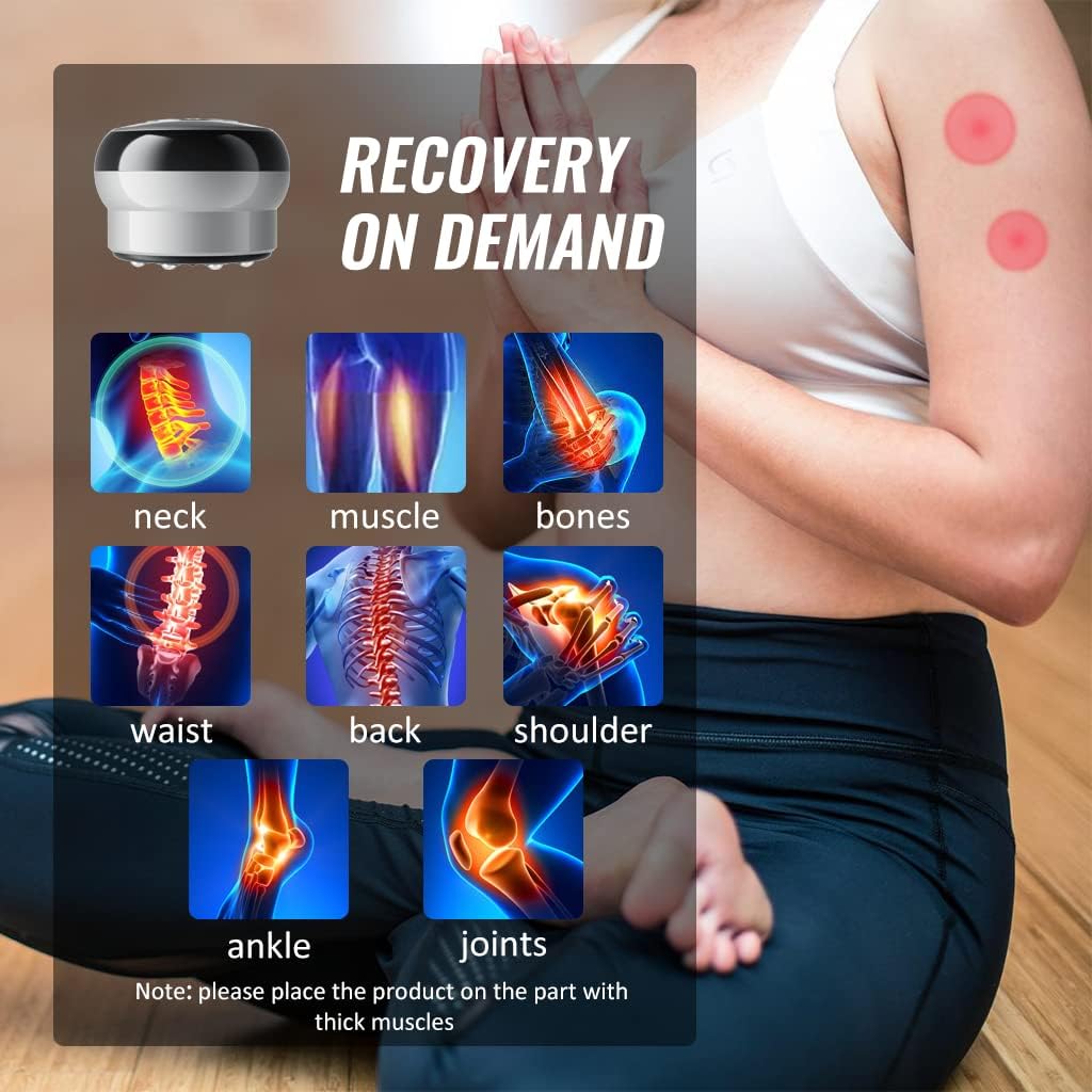 Buy Prayki Smart Cupping Therapy Massager, One-Touch Off Electric ...