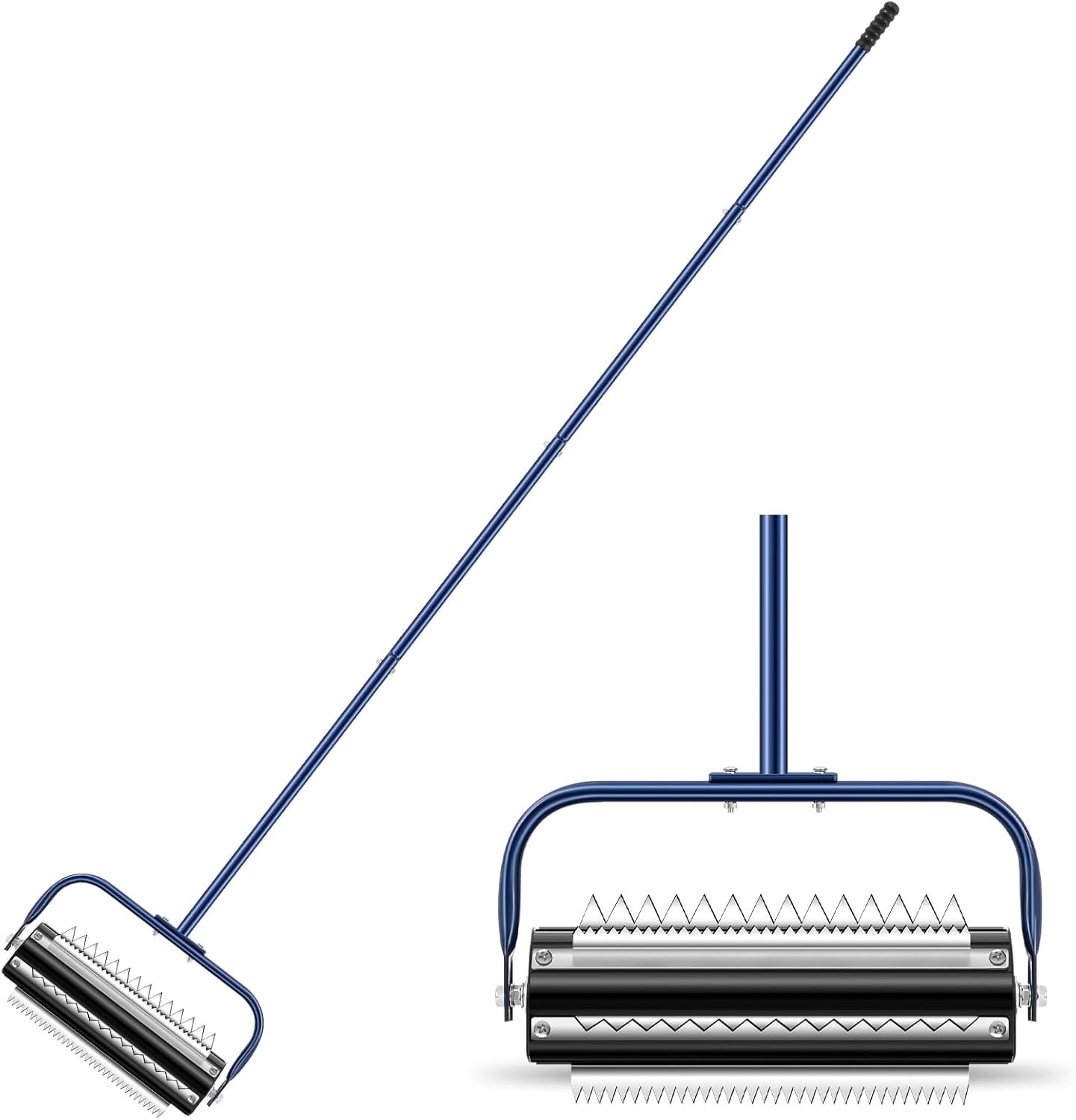 14 ft Roller Pond Rake Stainless Steel Lake and Pond Weed Removal Tool ...