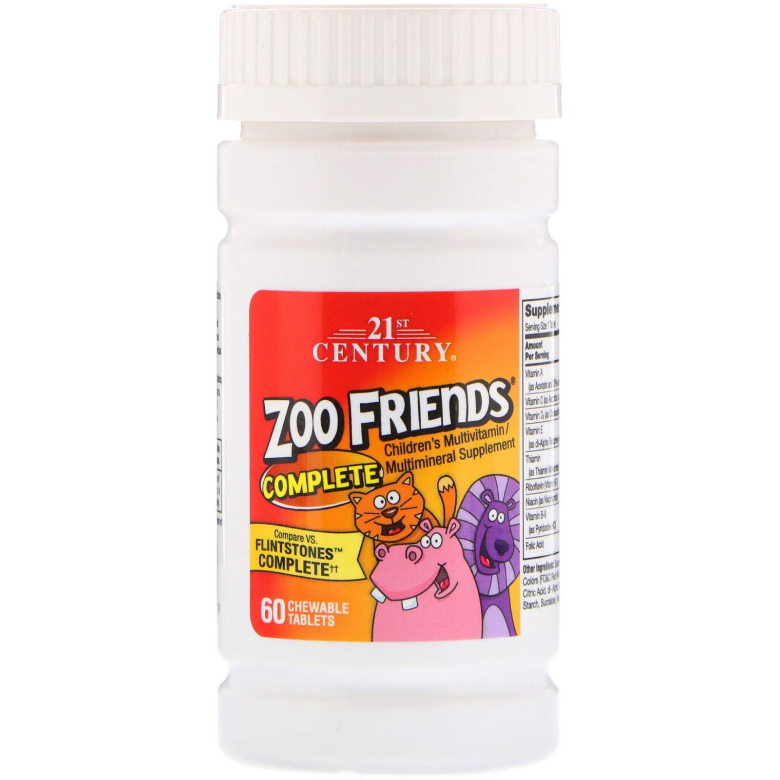 Buy 21st Century, Zoo Friends Complete, Children's Multi/Multimineral ...