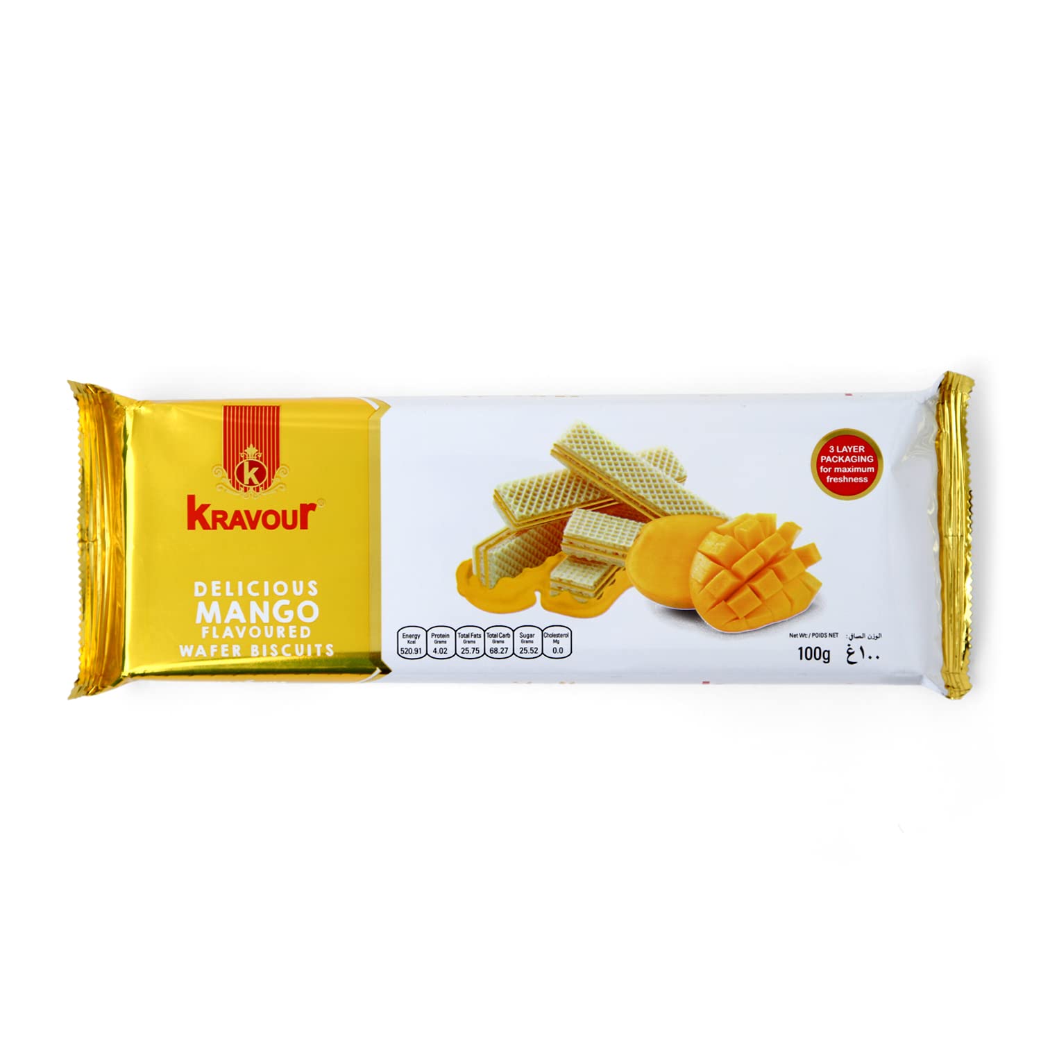 Kravour Mango Wafer Biscuit 100Gm (6) : Amazon.in: Grocery & Gourmet Foods