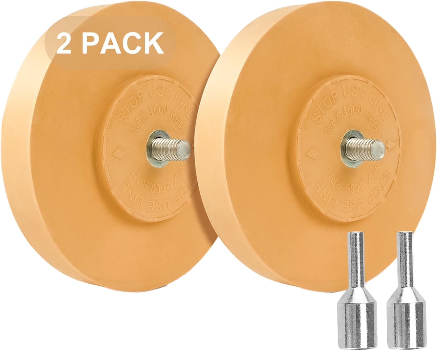 Amazon.com: FVIEXE 8 Pack Decal Remover Eraser Wheel, 3.5in Adhesive ...