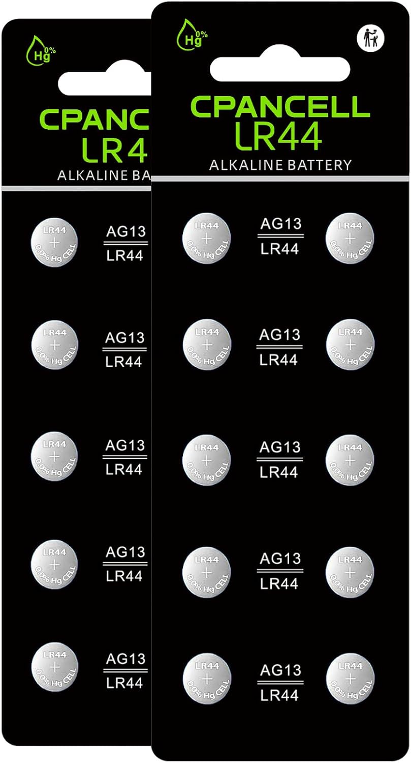 Amazon.com: L1154f Battery LR44 AG13 L1154 a76 357 303 sr44 Batteries 1 ...