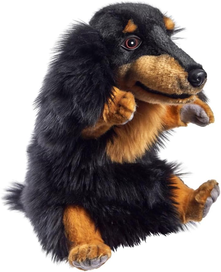 Amazon.com: Hansa Creation - Cuddly Toy - Hand Puppet Dwarf Dachshund ...