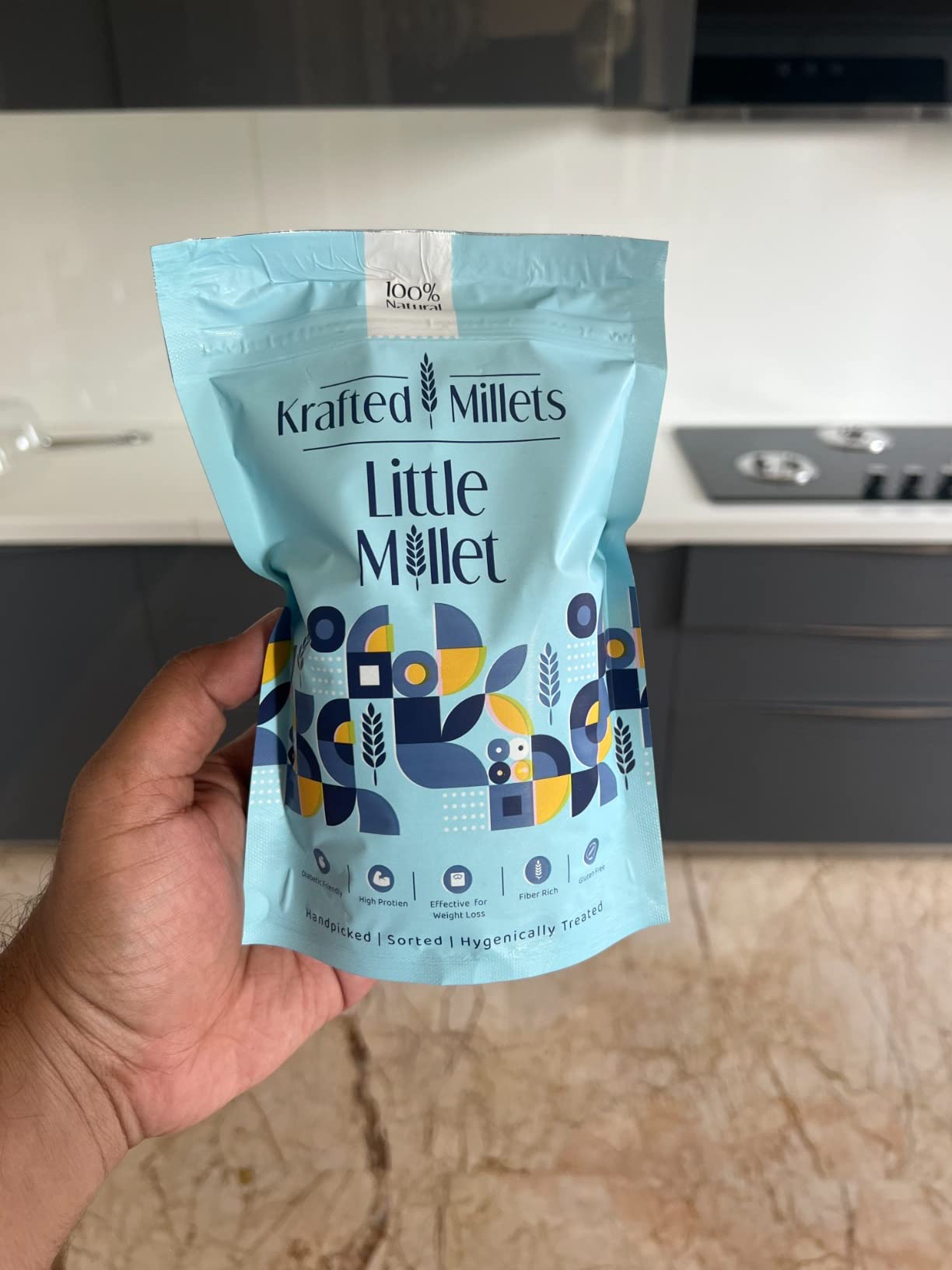 Krafted Millets Little Millet Whole Grain | Kutki | Gluten Free | No Chemicals | High Plant ...