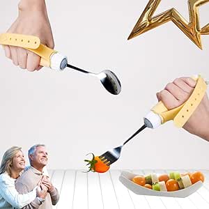 Amazon.com: Eating Utensils- silverware-Adaptive cookware-adult ...