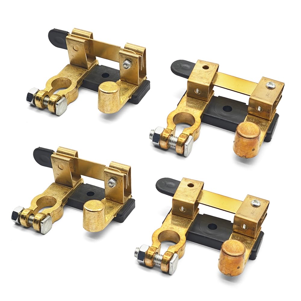 Snapklik.com : 4 Pcs Battery Disconnect Switch Top Post Knife Blade ...