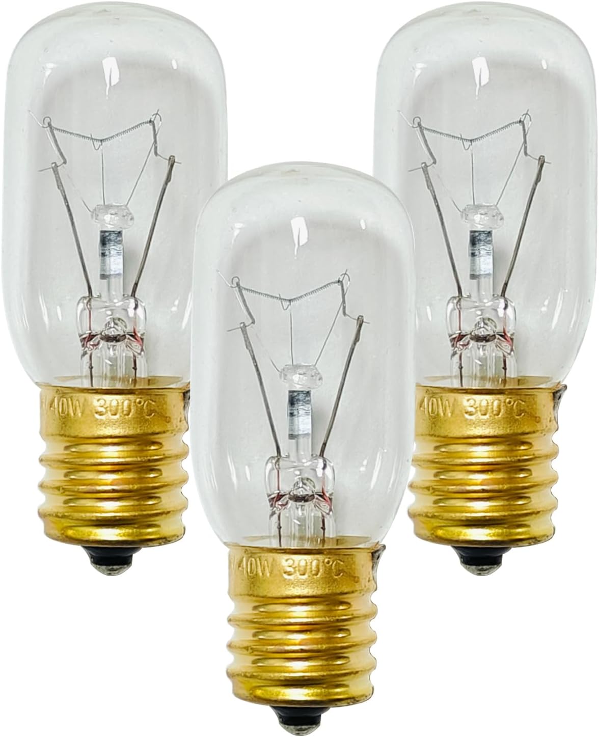 Amazon.com: Microwave Light Bulb 40W 125V E17 Base for Under Hood ...