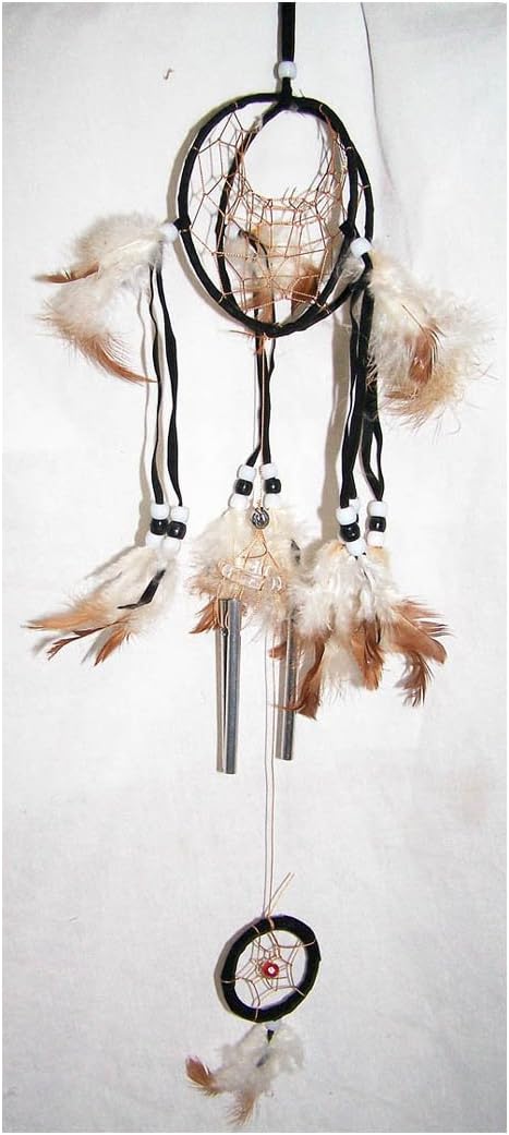Amazon.com: BLACK DOUBLE LOOP 18 INCH DREAM CATCHER : Home & Kitchen