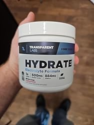 Amazon.com: Transparent Labs Hydrate Naturally Sweetened Electrolytes ...