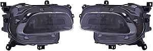 Amazon.com: CHUNILLE Pair Headlight Left & Right Headlamp 68102848AG ...