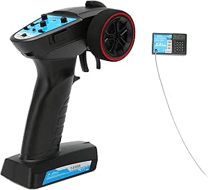 3 Channels RC Transmitter and Receiver, 2.4Ghz RC Car Remote Controller ...