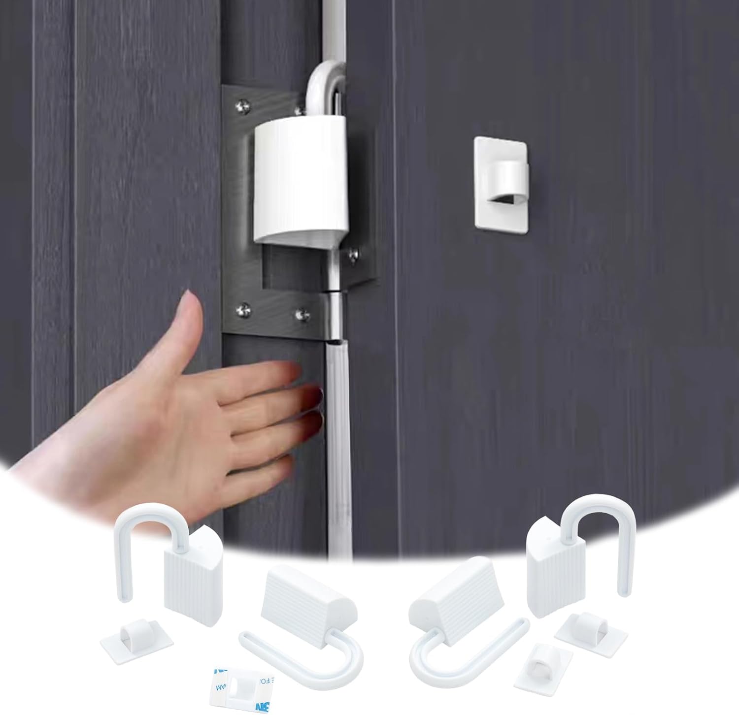 DHinkyoung 4 Set Door Hinge Guard for Baby's Fingers, Safe Finger ...