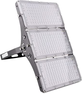 FAMURE 300W LED Flood Light, 30000LM Super Bright 3000K Warm White 120 ...