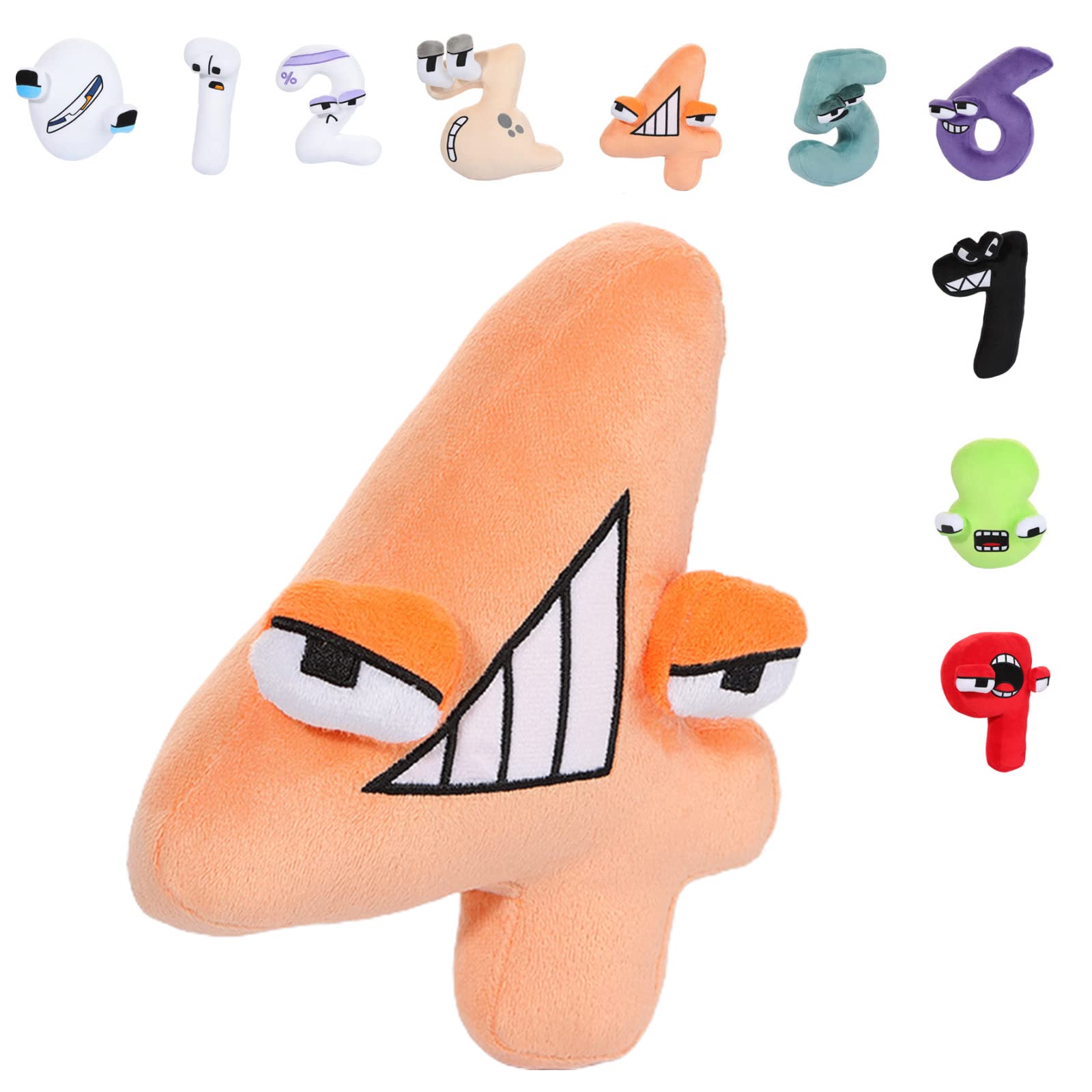 Buy Hovaa Number Lore Plush, Alphabet Lore Plush, 0-9 Number Toy Plush ...
