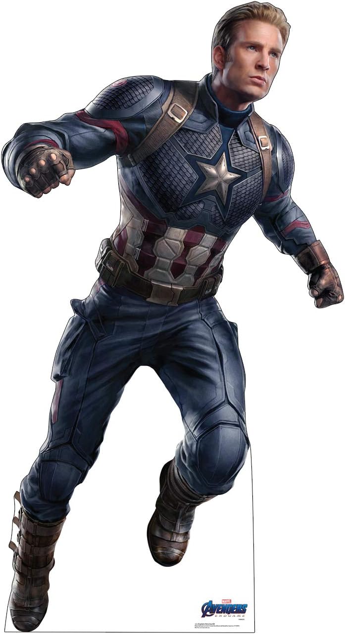 Amazon.com: Advanced Graphics Captain America Life Size Cardboard ...