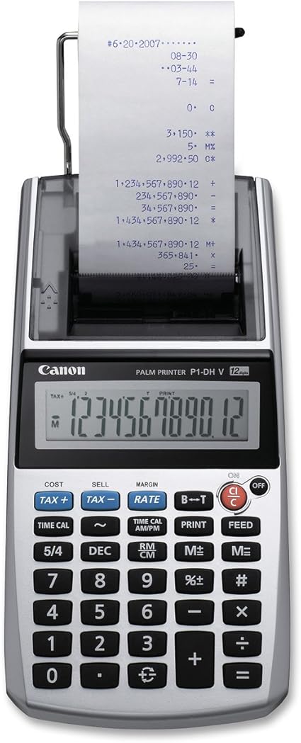 Canon P1-DHV Handheld Printing Calculator : Amazon.ca: Office Products