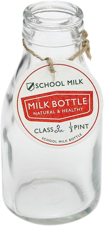 Traditional School Milk Bottle : Amazon.co.uk: Home & Kitchen