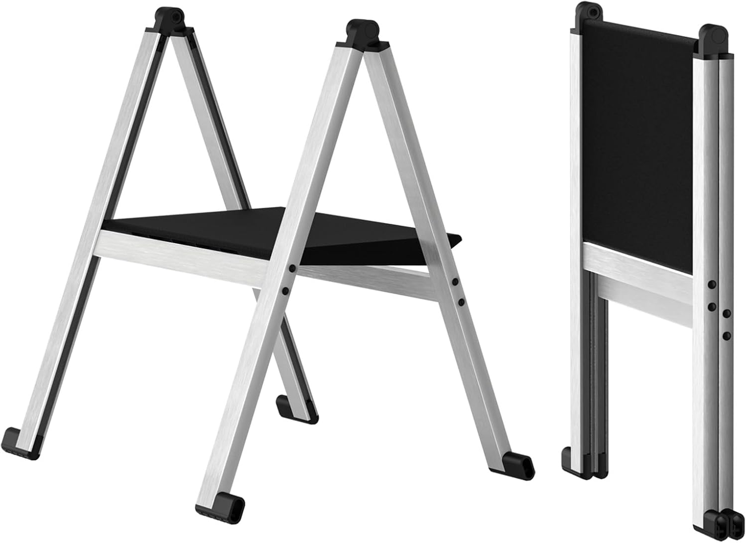 Amazon.com: Ainai Folding Step Stool,Aluminum Ultra Thin Stool,400 Lbs ...