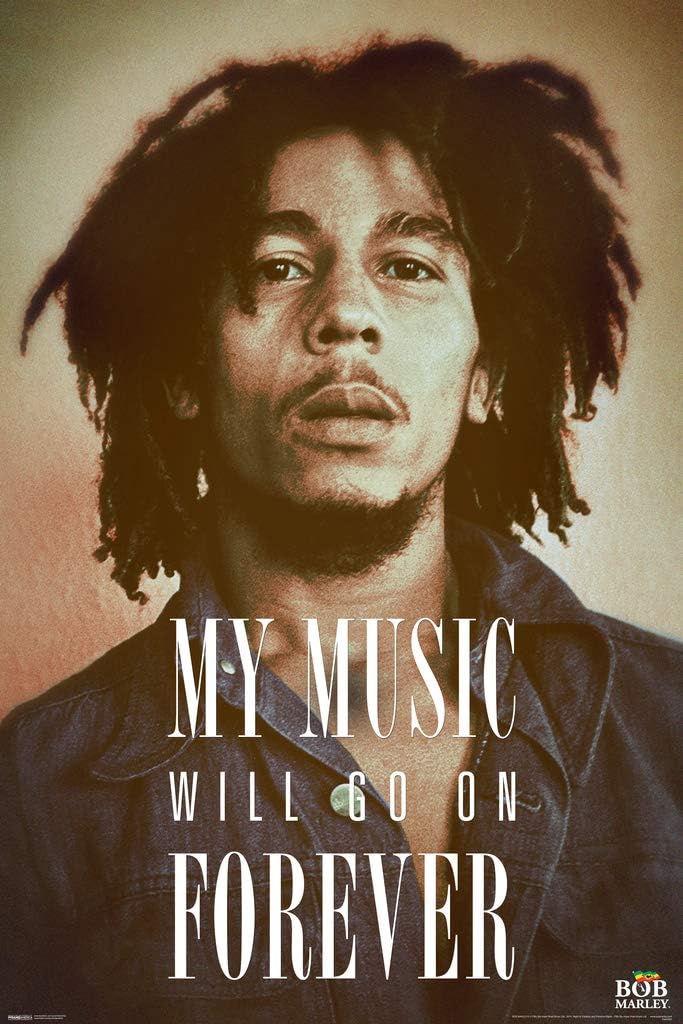 Amazon.com: Pyramid America Bob Marley Forever Cool Wall Art Poster ...
