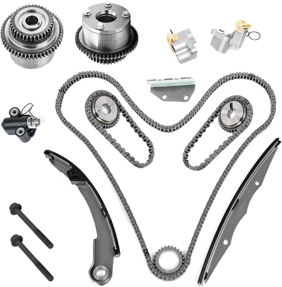 Amazon.com: VVT Gear Timing Chain Kit For Nissan For Suzuki Frontier ...