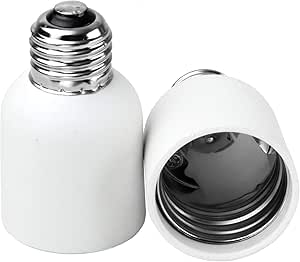 E-Simpo® E26/E27 to E39/E40 Adapter,Standard Medium E26/E27 lamp base to E39/e40 Mogul Lamp ...