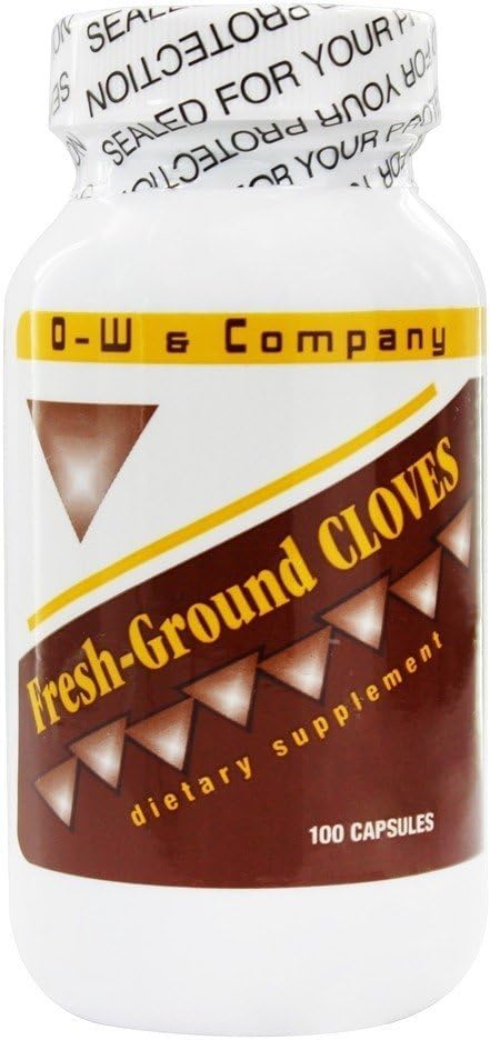 Amazon.com: O. W. Bionics Fresh Ground Cloves Capsules, 100 Count ...