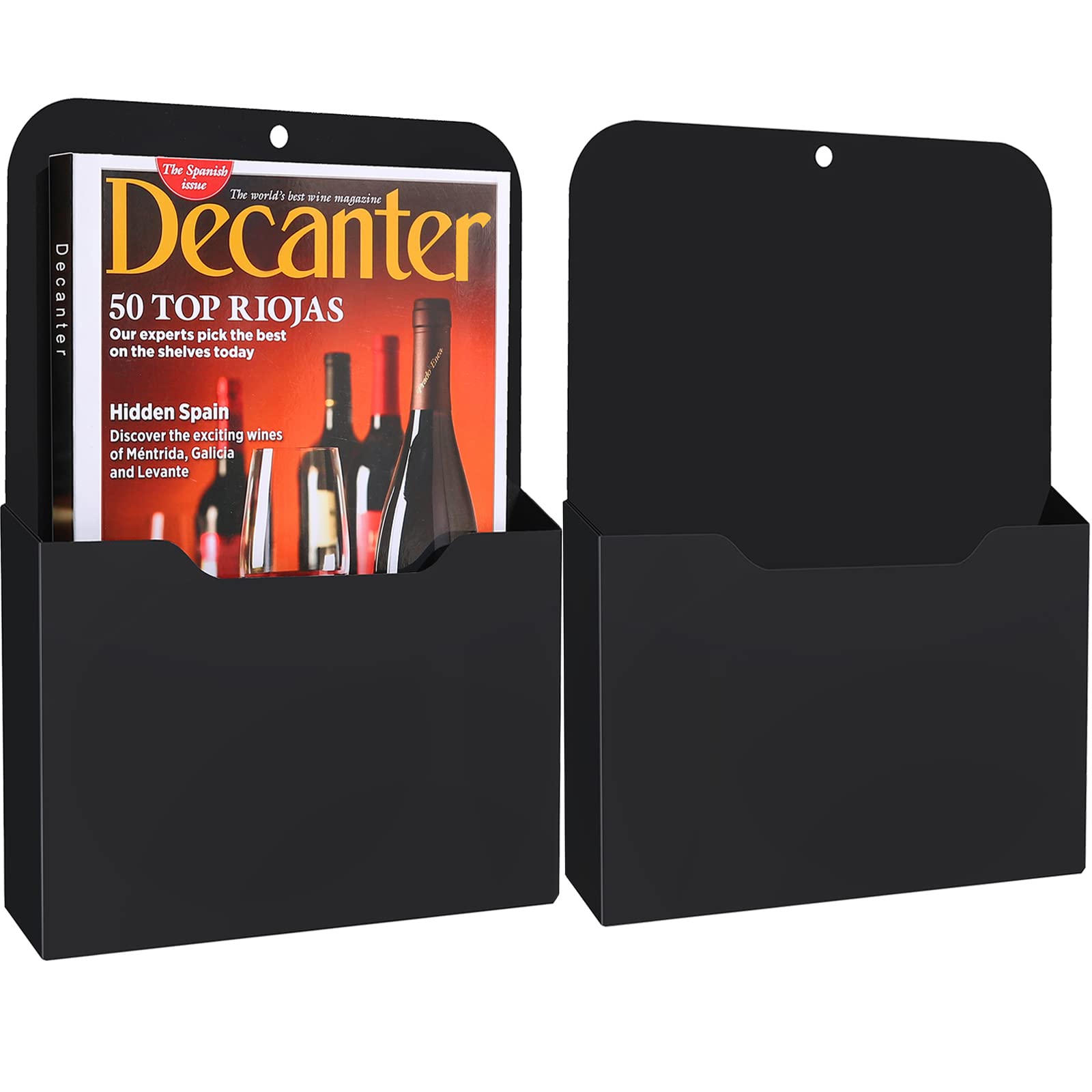 Magnetic File Holder, Magnetic Paper Holder, Pocket Organizer for ...