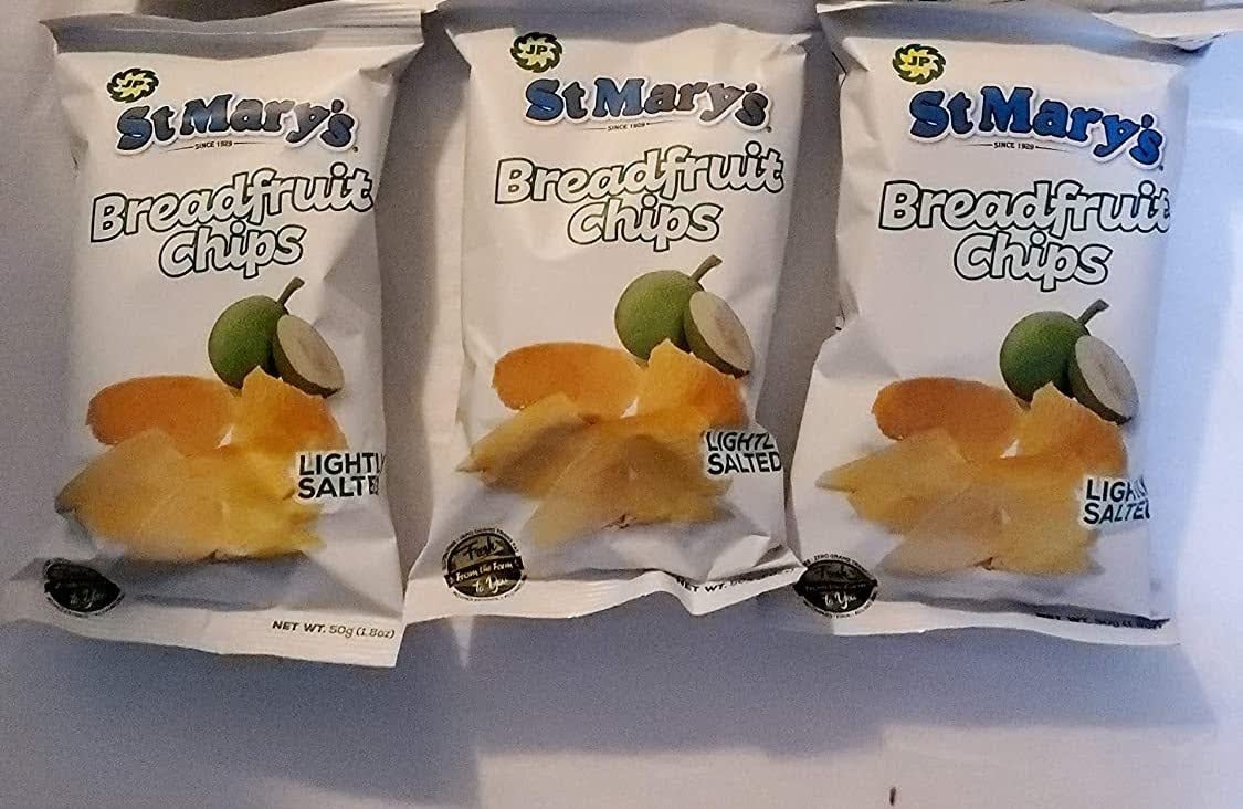 Amazon.com: St Mary's Breadfruit chips lightly salted (pack of 3 ...