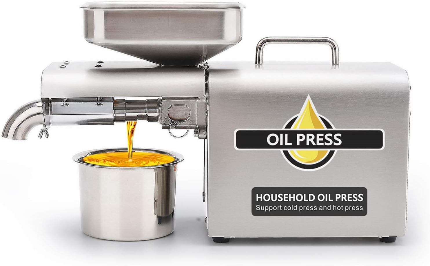 Amazon.com: GagalU 500W Oil Press Machine Expeller Automatic Electric ...