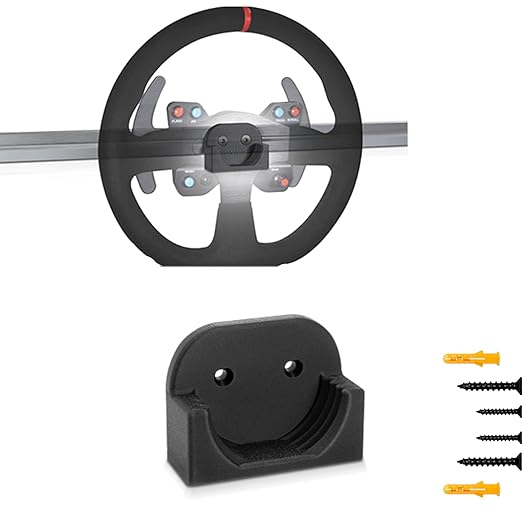 Amazon.com: Steering Wheel Wall Mount Compatible for Thrustmaster T300 ...