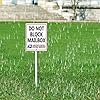 Amazon.com : Lucidhisun No Parking Sign - Aluminum Yard Sign with ...