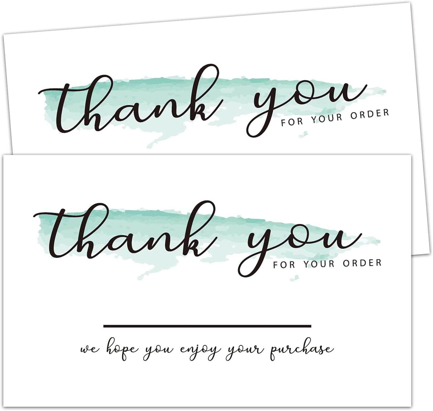 Amazon.com : TENTADO 50 Thank You for Order Cards, Thank You For ...