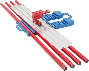 48X8 Inch 2025 Version Bull Float, Magnesium Concrete Float Tool with Round End, Adjustable ...