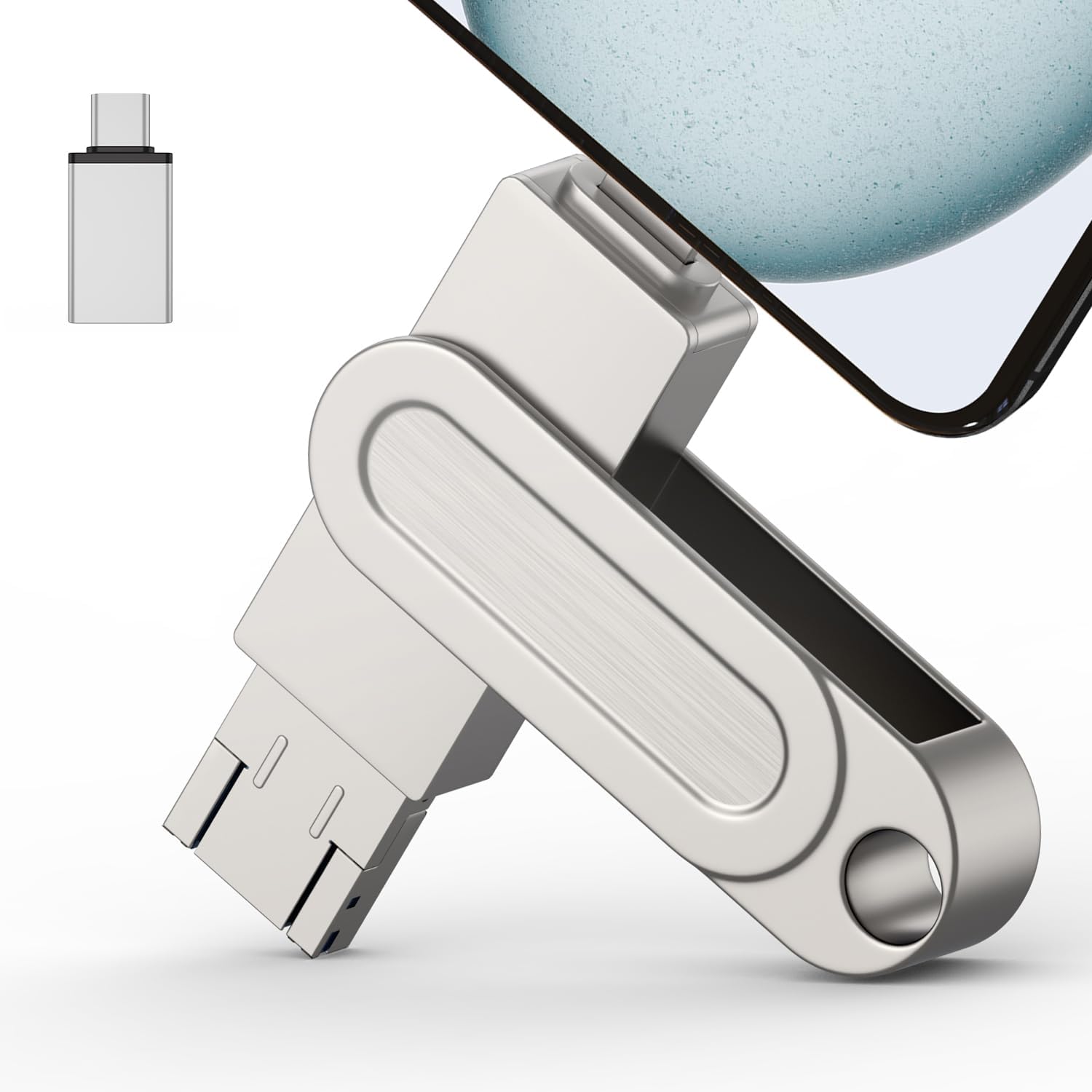 Amazon.com: 256GB Qainerly Photo Stick for Phone Flash Drive,4in1 ...