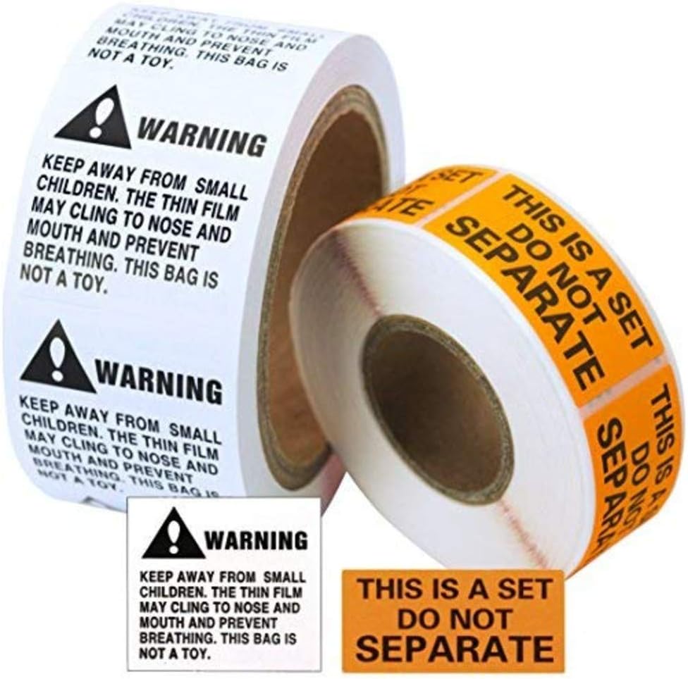 Amazon.com : Super Adhesive, 500 Each Ecom Approved Shipping Supply ...