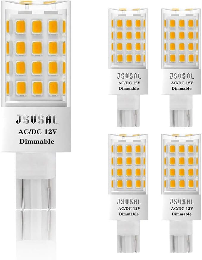 JSVSAL T5 T10 Wedge Base LED Light Bulb,Dimmable, 6W 650lm,5000K ...