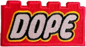 Amazon.com: Dope Patch Iron On/Sew On - Fully Embroidered Cool Patch by ...