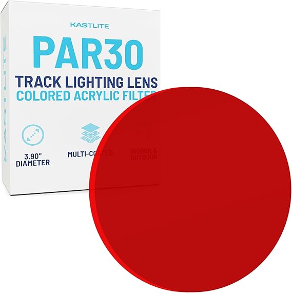 Amazon.com: KastLite Red Acrylic Lens Filter for Halo Track Lighting ...