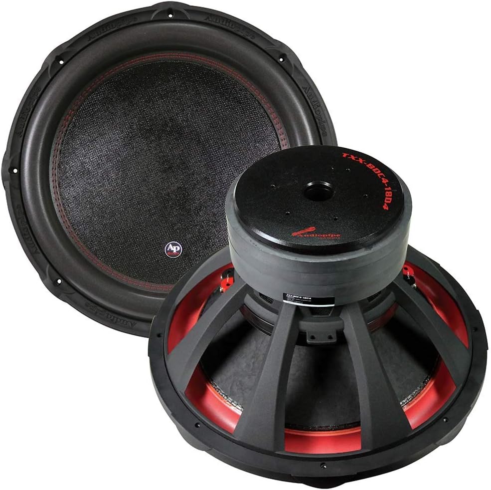 Amazon.com: Audiopipe 18" Woofer 3400 Watts Max. 4 Ohm DVC : Electronics